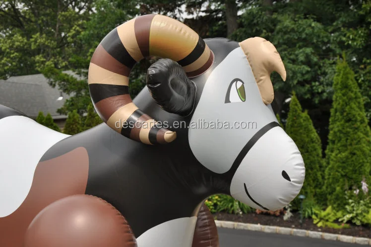 1.8m Tall Pvc Inflatable Goal Animals,Custom Made Inflatable Sheep Toys ...