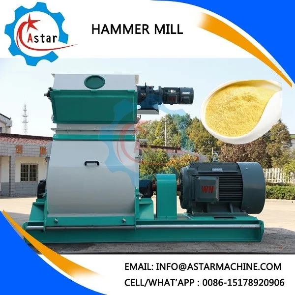 Sus304 Stainless Steel Hammer Mill For Human Food And Animal Feed In ...
