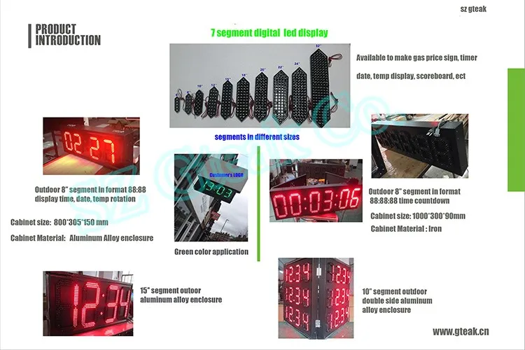 4桁7セグメント大型デジタルカウンターLEDディスプレイ| Alibaba.com