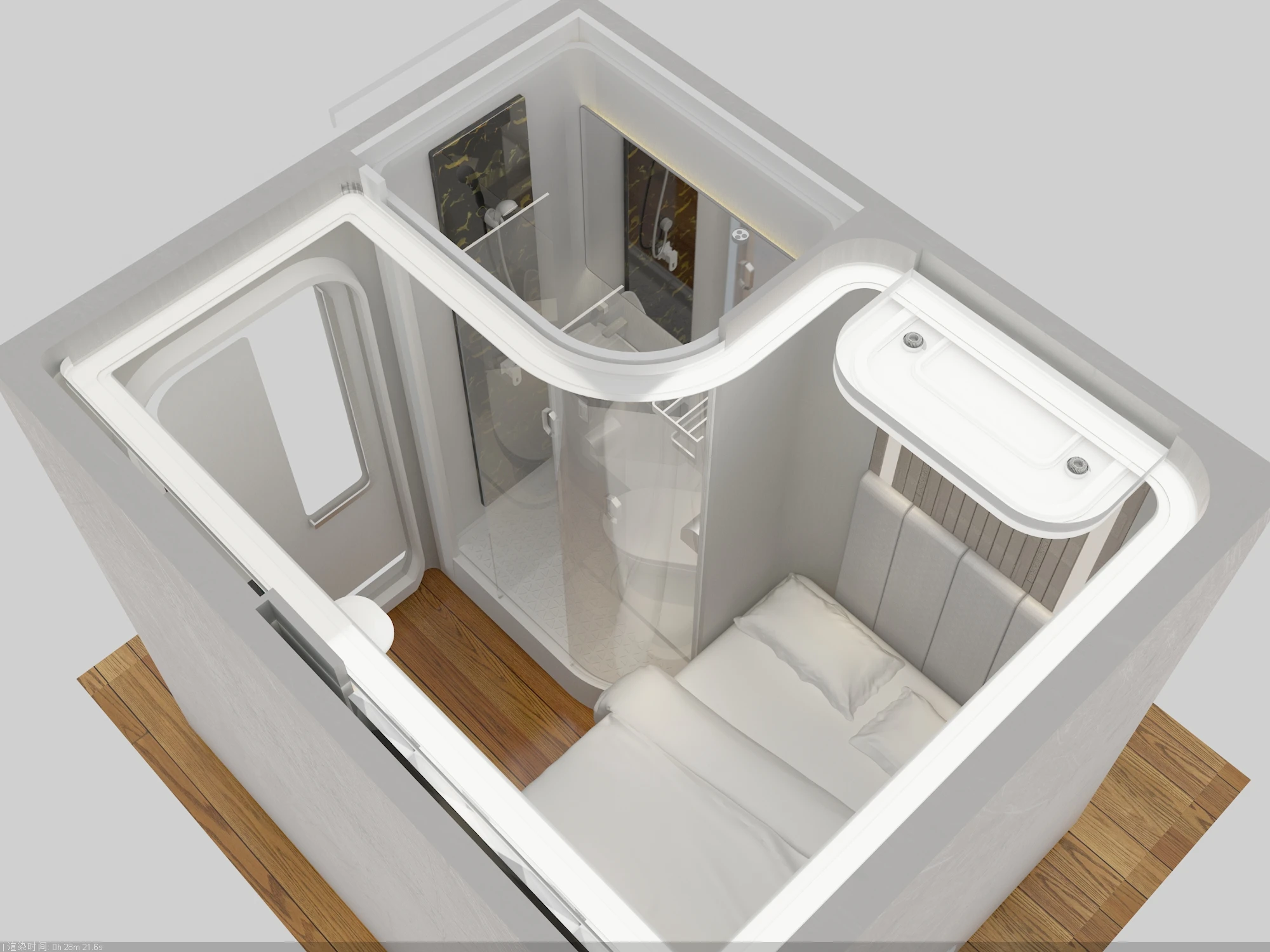 Modularly Decorated Compact And Luxurious Mini Smart Hotel Standard ...