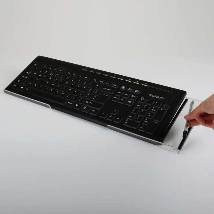 Angled Ergonomic Acrylic Computer Keyboard Stand/platform - Buy Acrylic ...