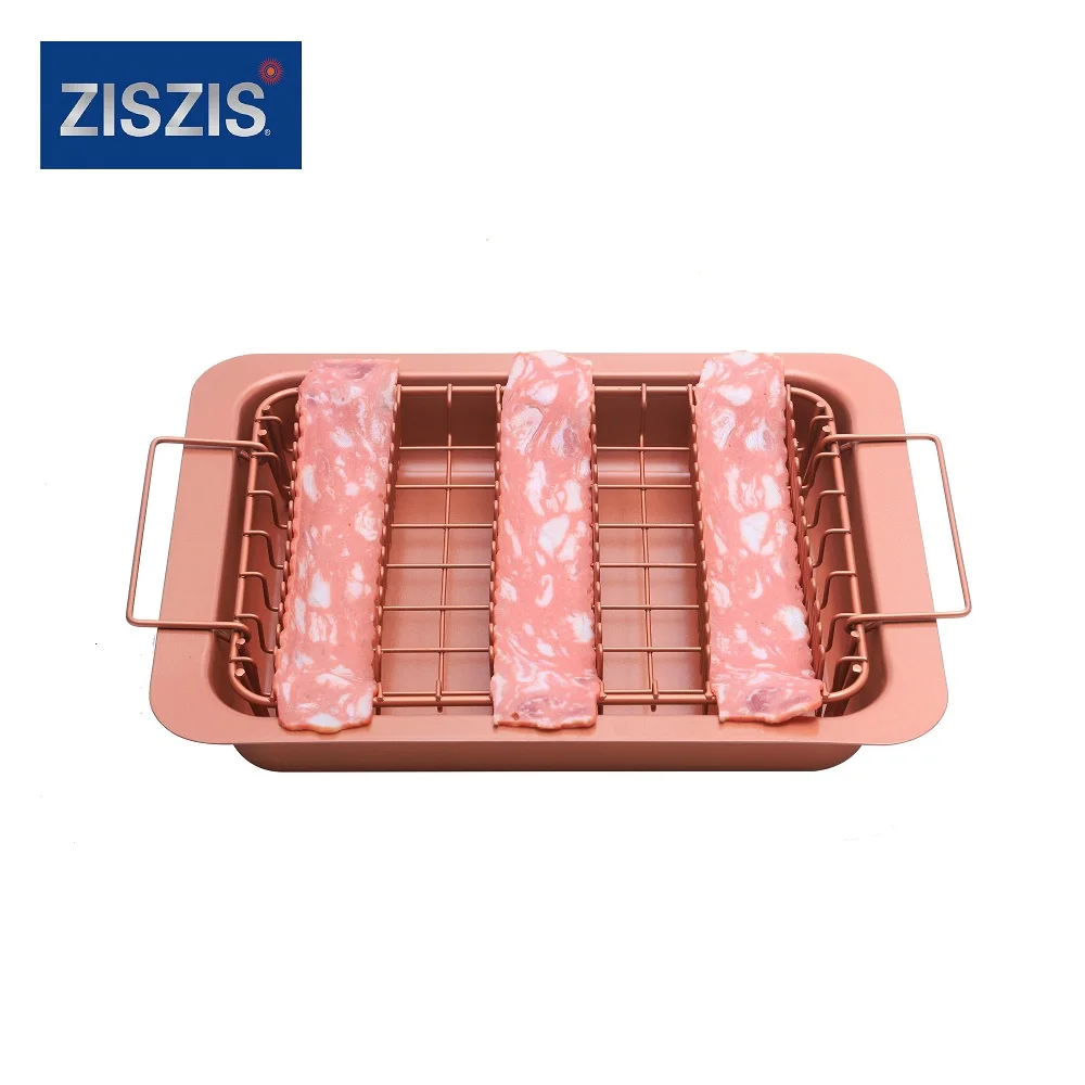 Crispy Oven-bacon Drip Rack Tray With Pan With Nonstick Easy Clean ...