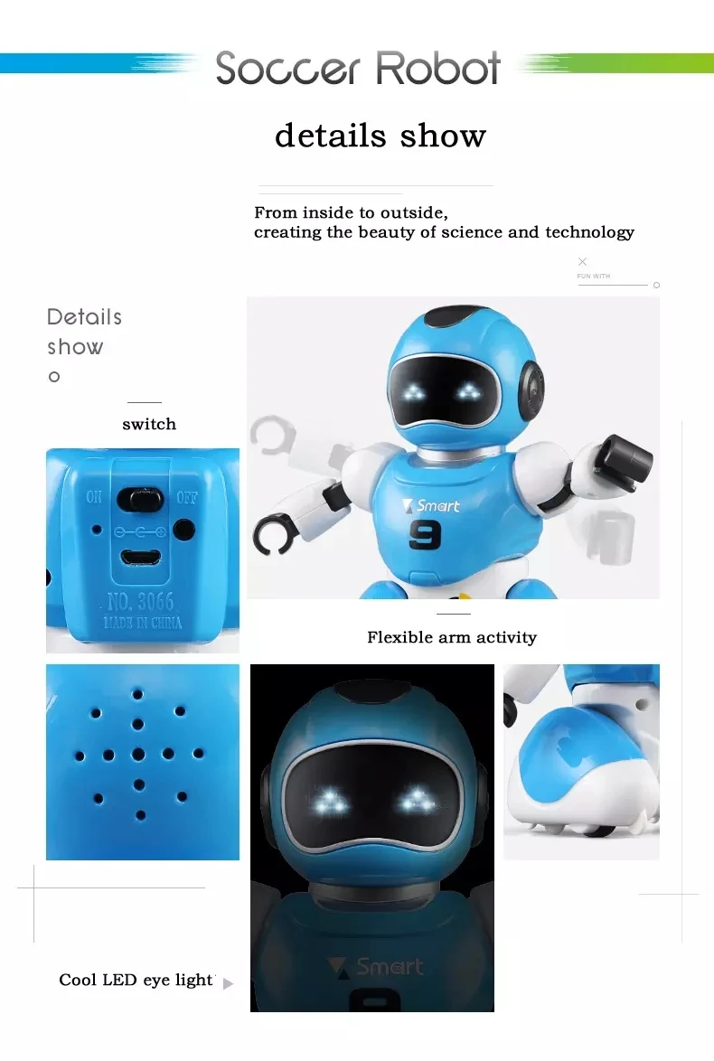 Smart Soccer Robot RC - Fun & Educational Toy for Kids