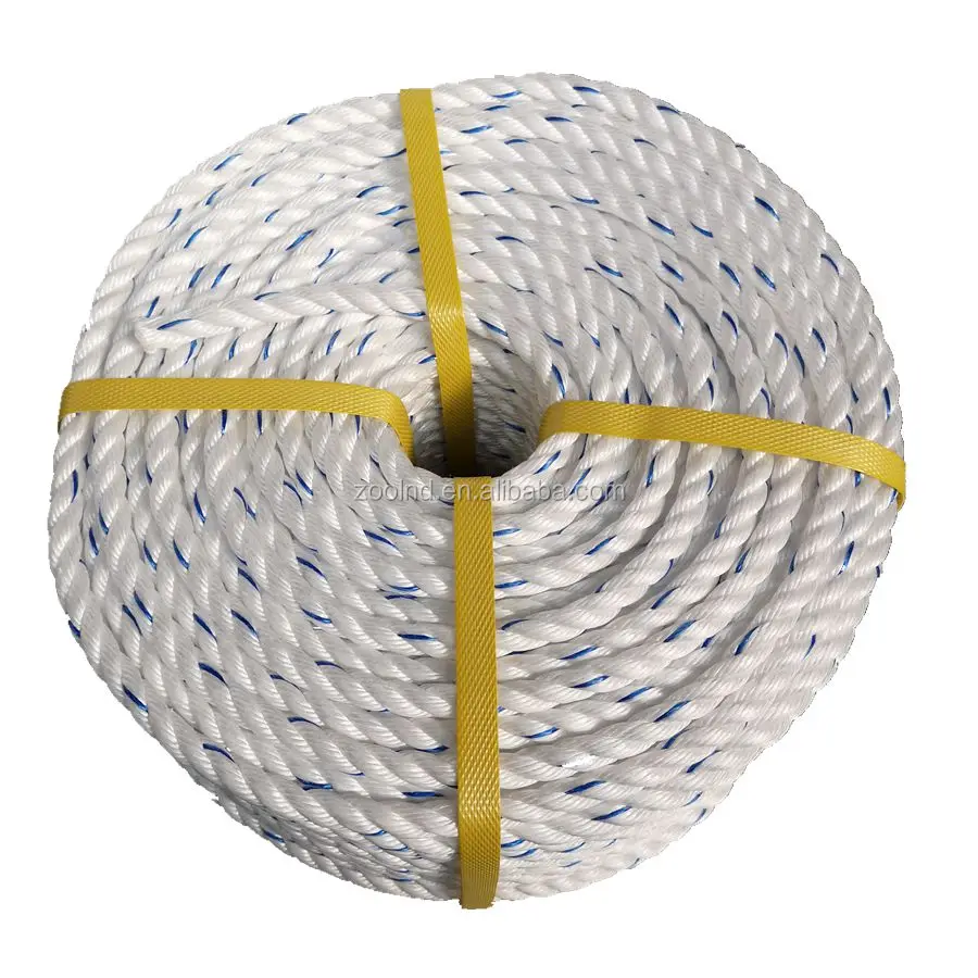 4mm-40mm 3 Strand Polypropylene Twist Rope - Buy 3 Strand Polypropylene ...