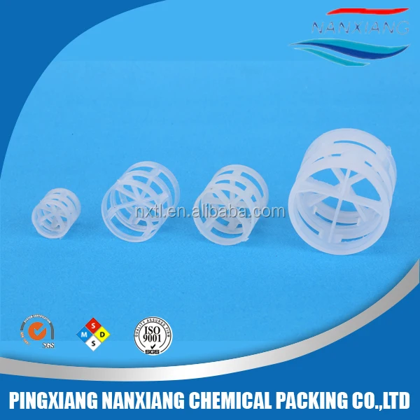 Plastic Random Packing Pvdf Polypropylene Packing Pall Rings - Buy Pall ...