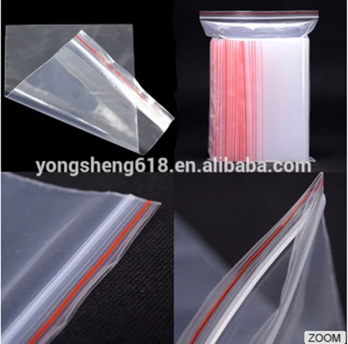 Zipper Top Sealing Biodegradable Clear Bone Bag Pe Polybag - Buy Pe ...