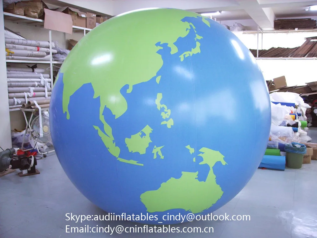 10ft Inflatable Earth Ball Decoration Inflatable Helium Earth Globe For ...