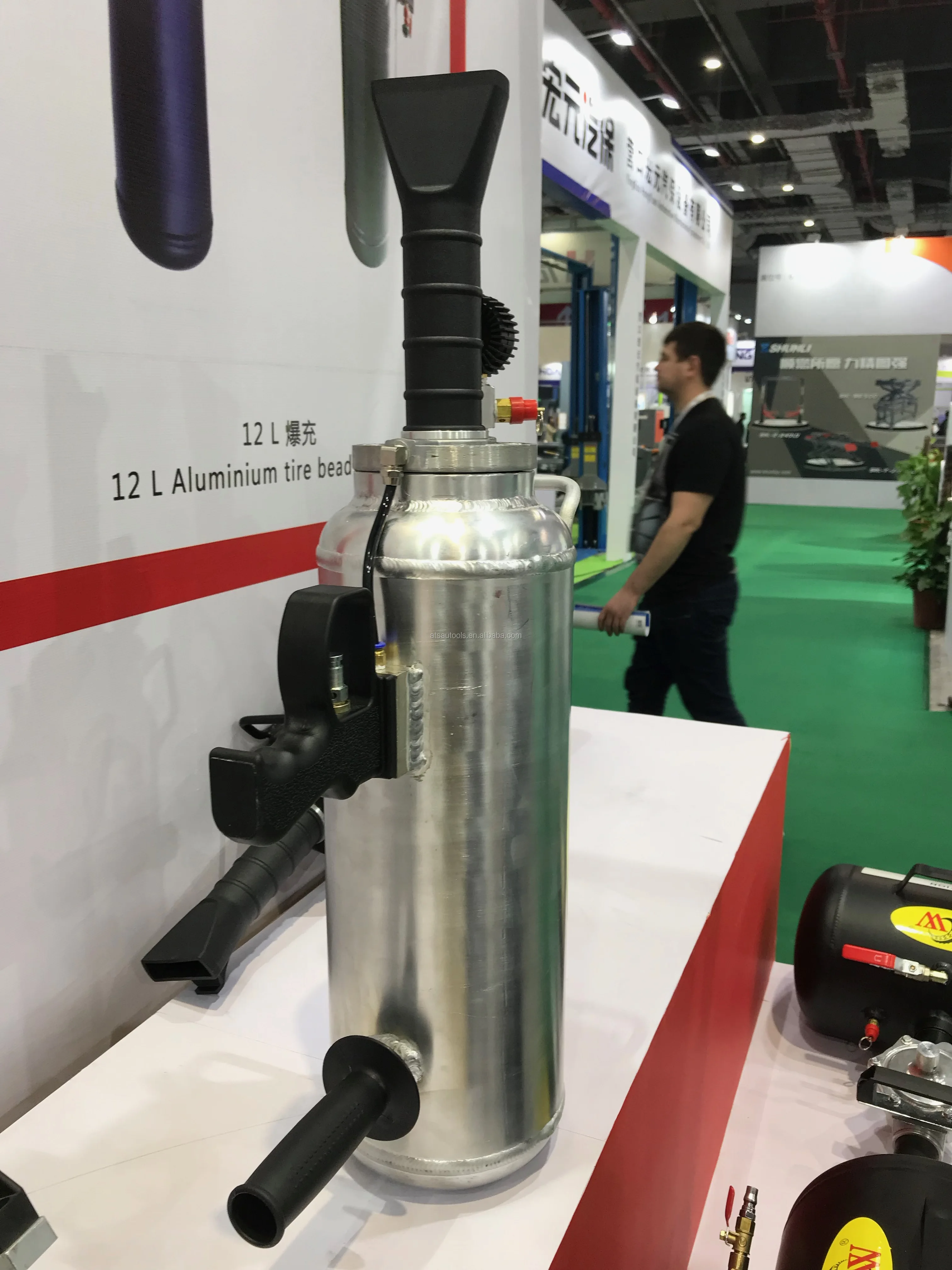 9L / 12L Tyre air Bead Seater Tyre Instant-Infation Sealer Bead Booster ...