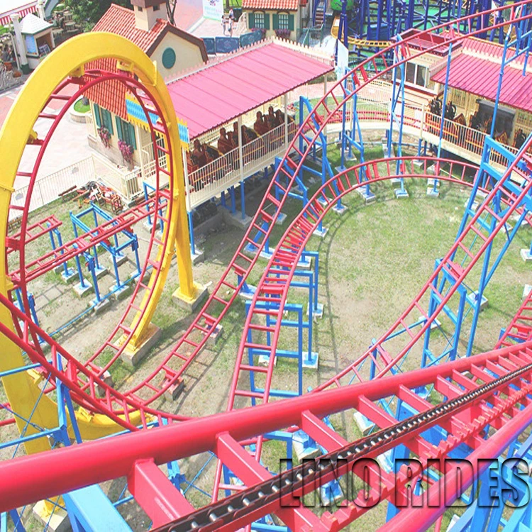 Outdoor Funfair Amusement Park - Cheap Roller Coaster Ride for Sale