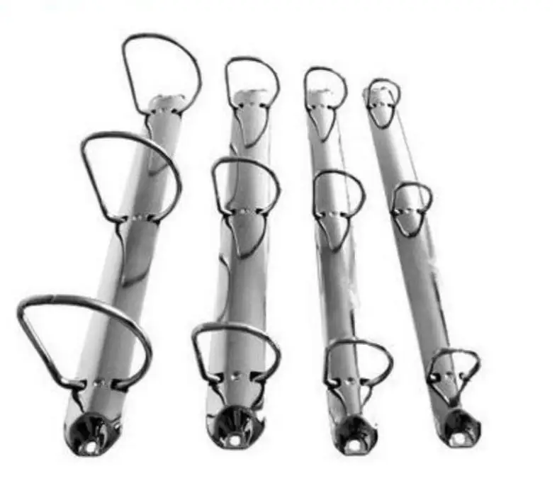 Stationary Metal Lock Ring Binder Clip With Double O Ring - Buy ...