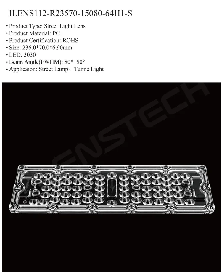 Smd 3030 Led Lens Module 150*80 Degree Led Light Lens - Buy Led Lens ...