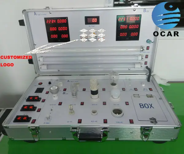 Professional Led Bulb Light Display Demo Case Led Suitcase For Testing ...