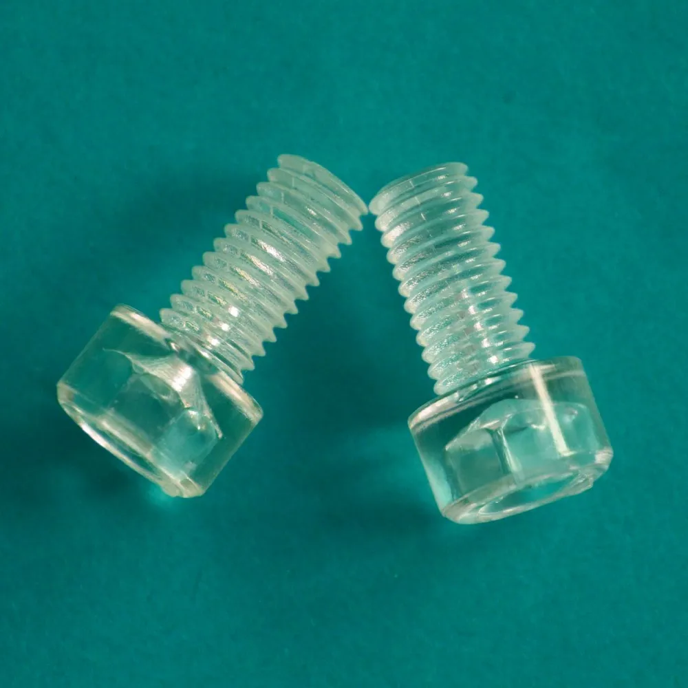 Plastic Hexagon Socket Cheese Head Screw - Transparent PC Material ...