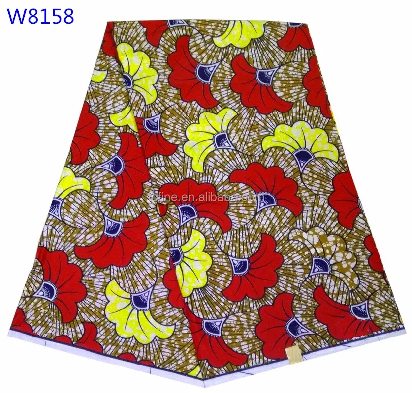 New Coming Fashion Real Wax Java Print Fabrics African Fabrics Wax For ...