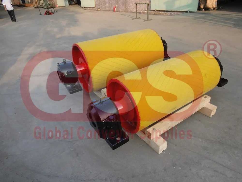Mining Belt Conveyor Drum Head Pulley - Durable & Efficient