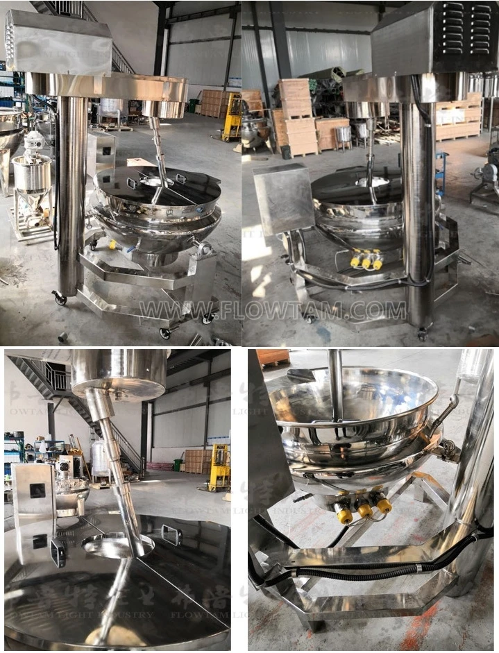 50l-1000l Stainless Steel Food Spices Planetary Stirring Cooking Pot ...