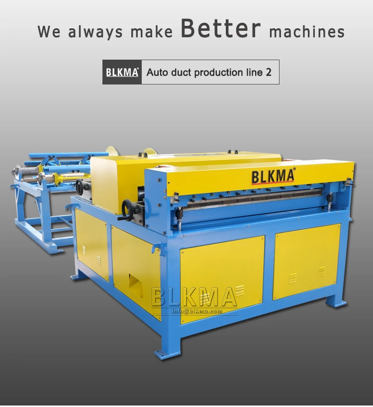 Best Quality Duct Production Line Coil Duct Line 2 Hvac Duct Forming ...