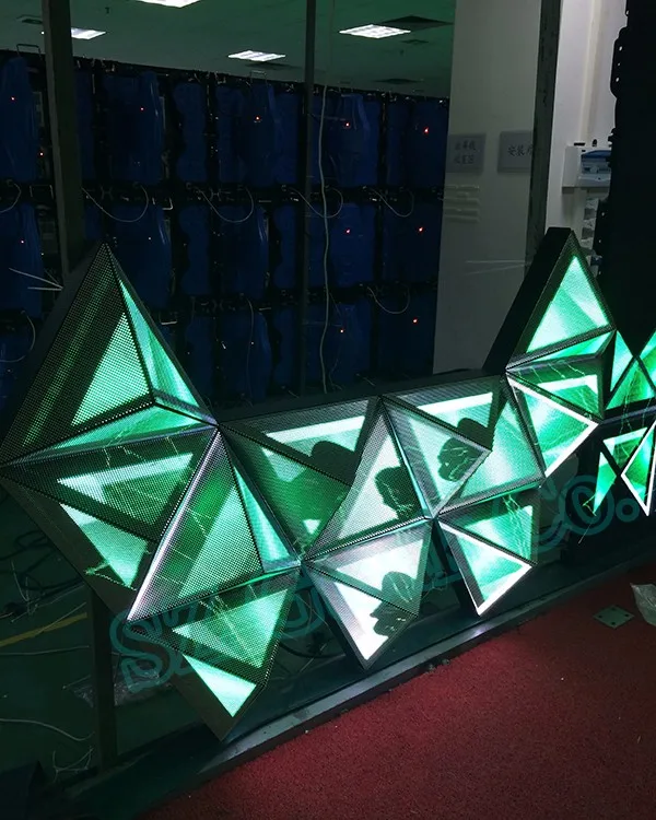 Indoor P5 Led Dj Table Triangle Booth| Alibaba.com
