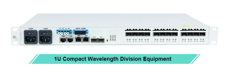 Dwdm 1u 12ch 40km Active Compact Wavelength Division Equipment Dual ...