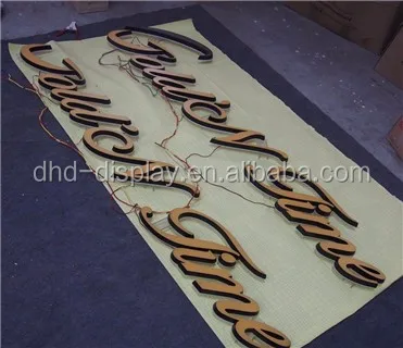 Acrylic Mini Bright Luminous Characters Led Sign Channel Letter - Buy ...