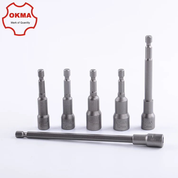 16mm Nut Driver Screwdriver Bit Set - Magnetic Hex Nut Setters