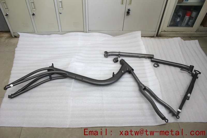 Titanium Recumbent Bike Frame - Durable & Customizable