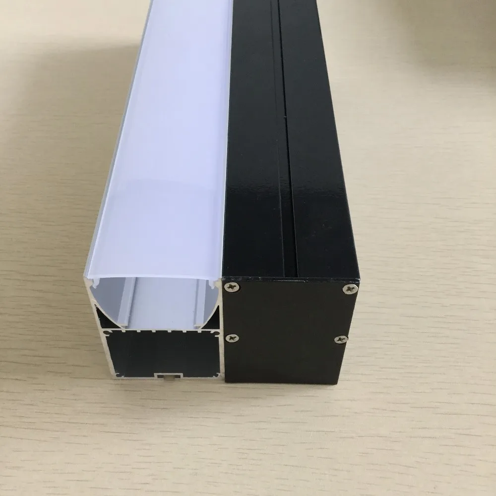 50*70mm-2 Powder Coating Black Spraying Aluminum Profile For Aquarium ...