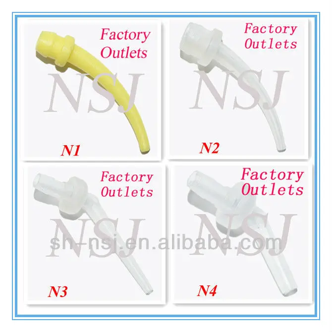 Dental Silicone Tip,Syringe Tip For Bite Regestriation - Buy Dental ...
