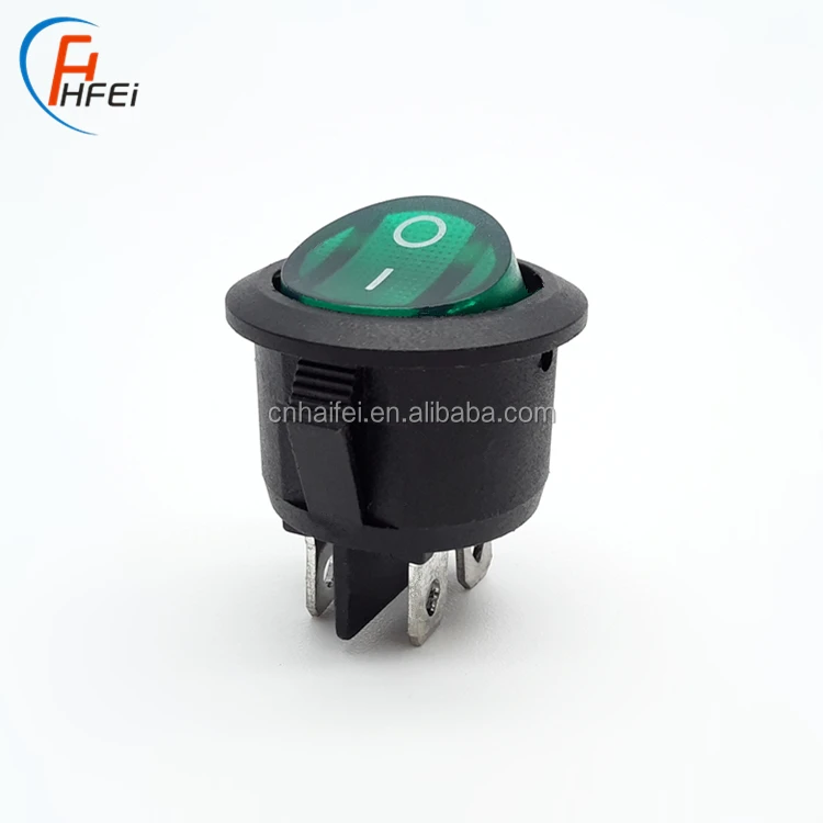 4 Pin 12v Round Rocker Switches - Reliable ON-OFF Control
