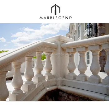 Villa Marble Stone Porch Balcony Railing Designs - Buy Porch Railing ...