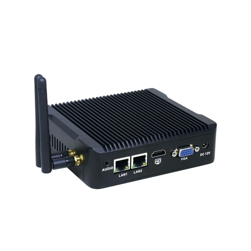 Fanless Box Computer Industrial Pc Embedded Two Ethernet Ports Mini Pc ...