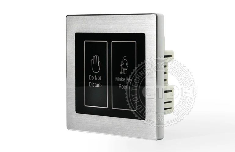 Customized Led Dnd Mmr Indoor Touch Control Panel For Hotel Doorplate ...
