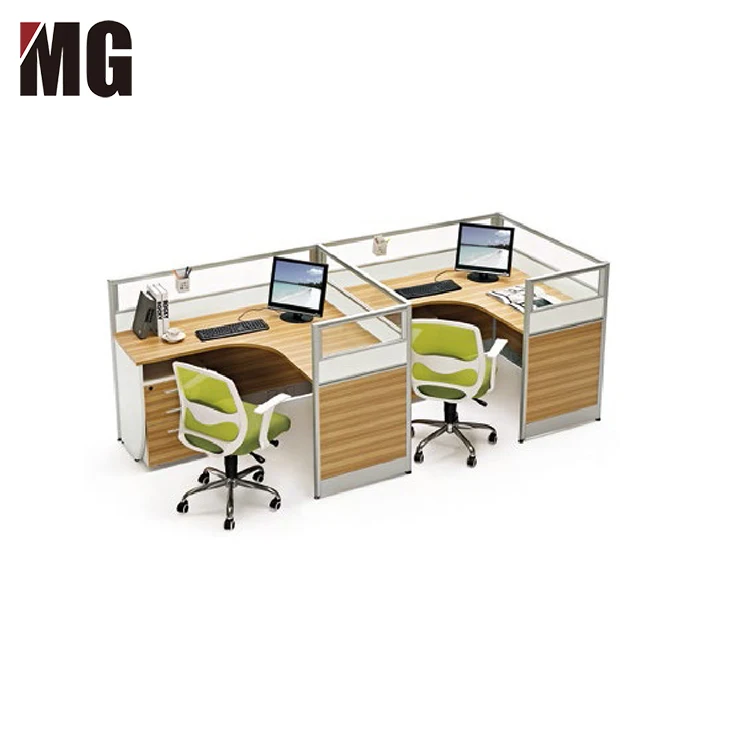 4 Person Workstation Office Furniture - Modern & Durable