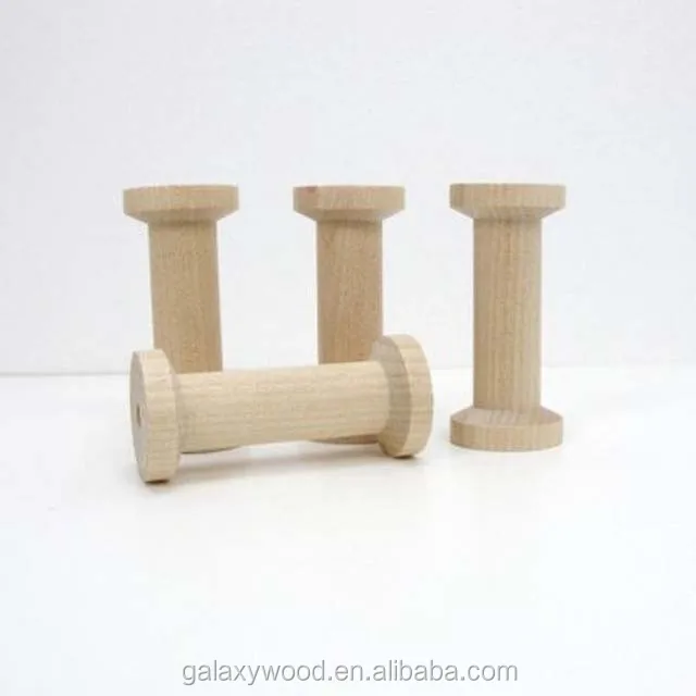 Factory Sale Custom Natural Wooden Bobbins For Diy Sewing Tools - Buy ...