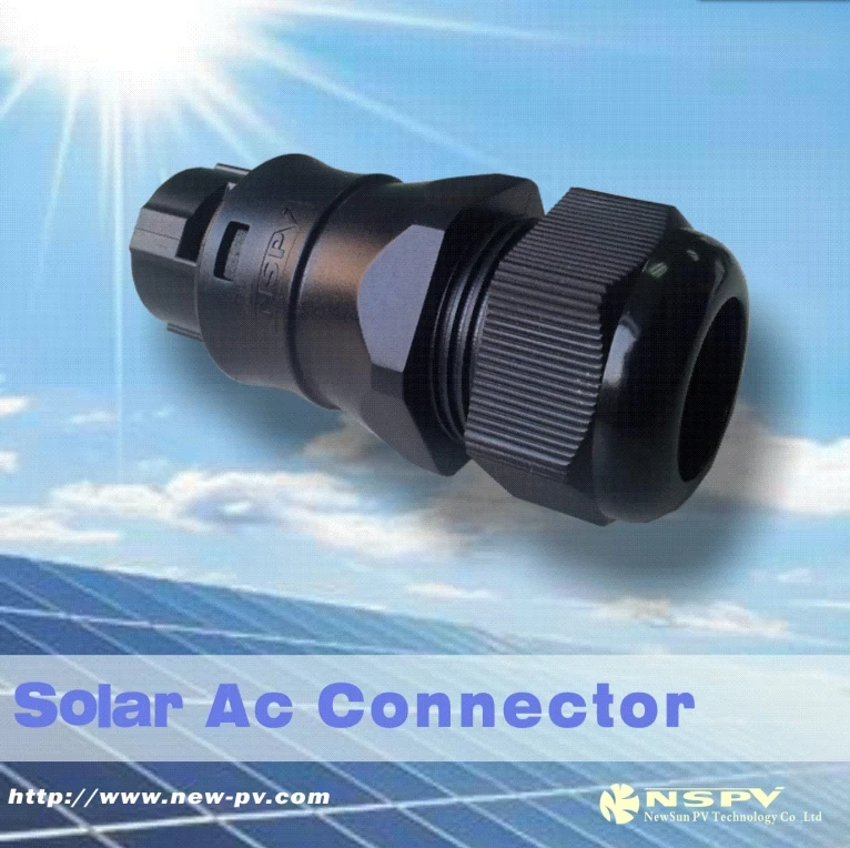 3 Pin Solar Ac Connector Sealed,3 Pin Solar Ac Connector 1kw,3 Pin ...
