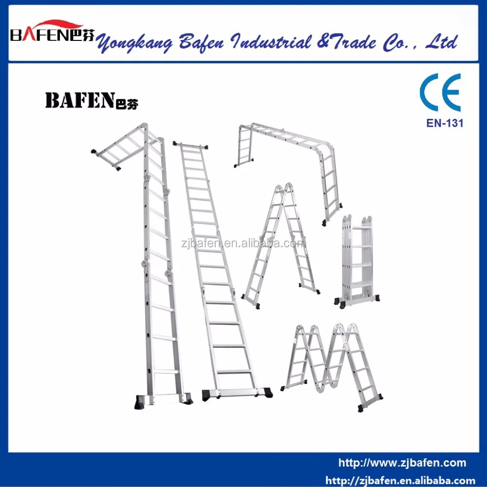 En131 16 Step Aluminum Multi Purpose Safety Ladders - Buy Multi Purpose ...