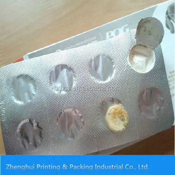 Aluminum Foil Tablets Pills Pharmaceutical Blister Packaging - Buy ...