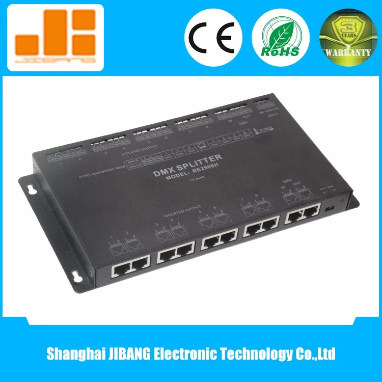 High Frequency Pwm Signal 8ch Dmx Signal Booster - Buy Dmx Booster,Dmx ...