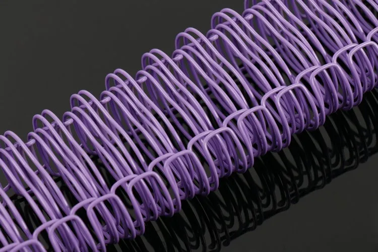 Purple Color Double Loop Binding Spiral Wiro Binding Spiral Binding ... Purple Color Double Loop Binding Spiral Wiro Binding Spiral Binding ...
