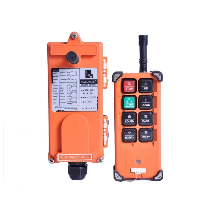 Single Speed F21-E1B Telecrane Crane Remote Control for Hoist and ...