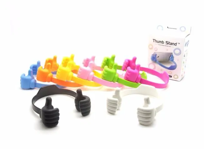Hand Shaped Phone Holder Colorful Cell Phone Stand Flexible Smart Phone ...