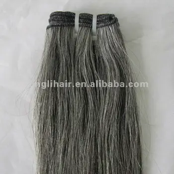 2014 100% Human Hair Extensions Gray Remy Hair Weave - Buy Gray Hair ...