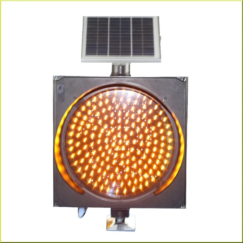 Polycrystalline Solar Panels Led Traffic Warning Light For Road Safety ...