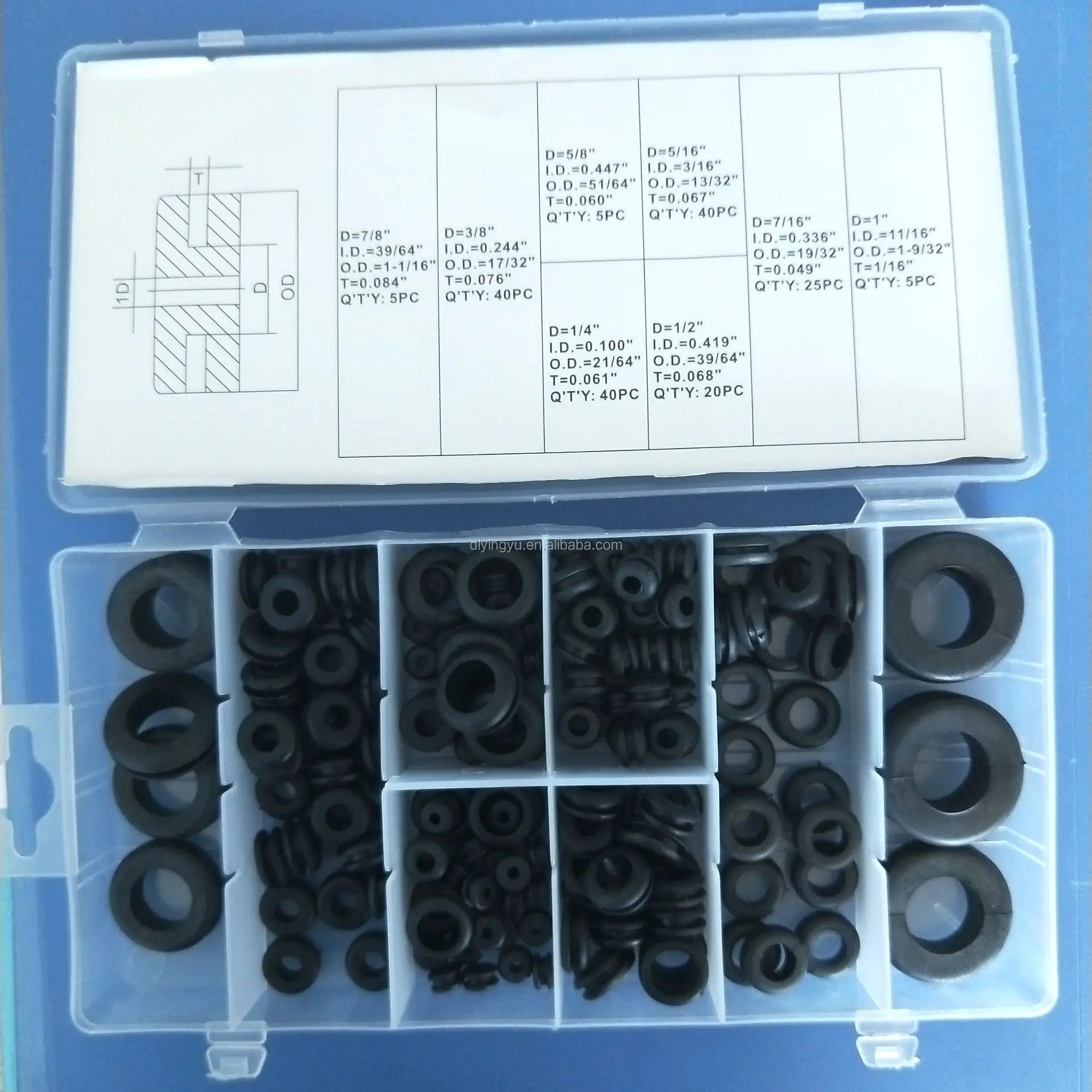 Customized Food Grade Waterproof Silicone Rubber O Ring Kit - Buy ...