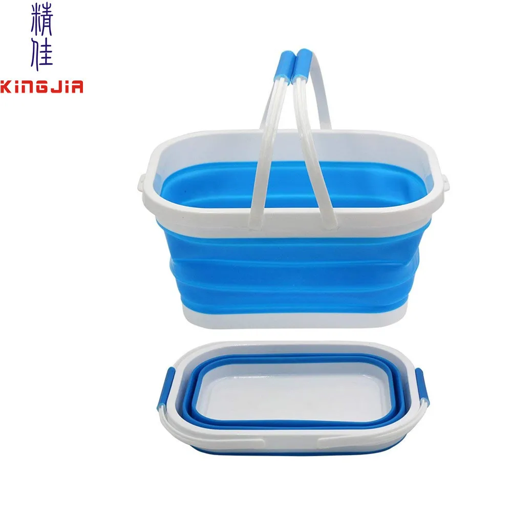 Plastic Foldable Portable Retractable Silicone Collapsible Bucket - Buy ...