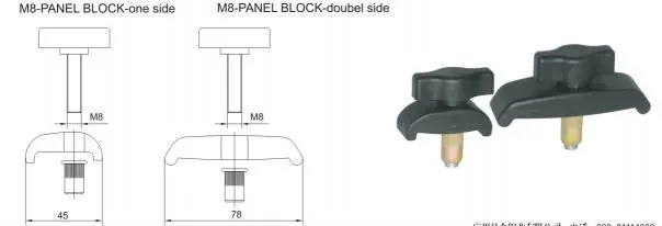 M6 or M8 Panel Block for AHU Using - Easy Installation
