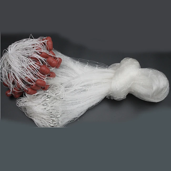 White Commercial Fishing Net - Nylon Gill Netting Handmade