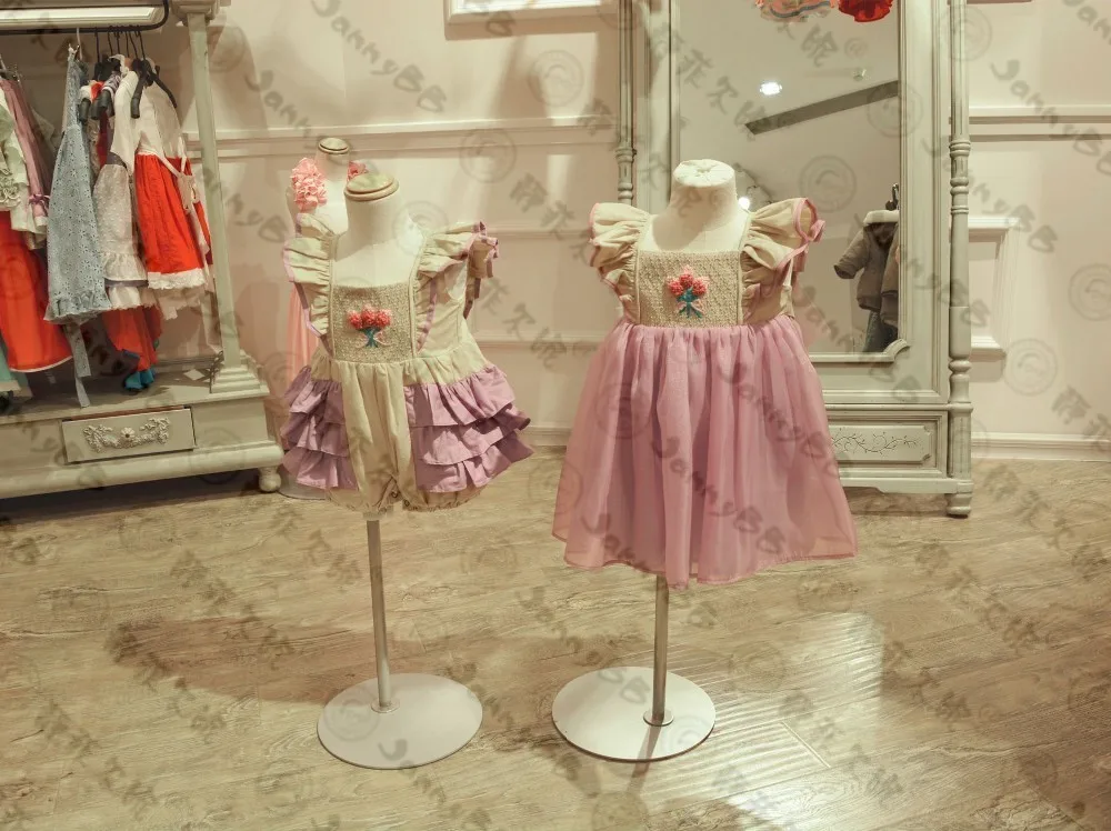 Jannybb Design Well Dressed Wolf Remake Embroidered Kids Romper - Buy ...