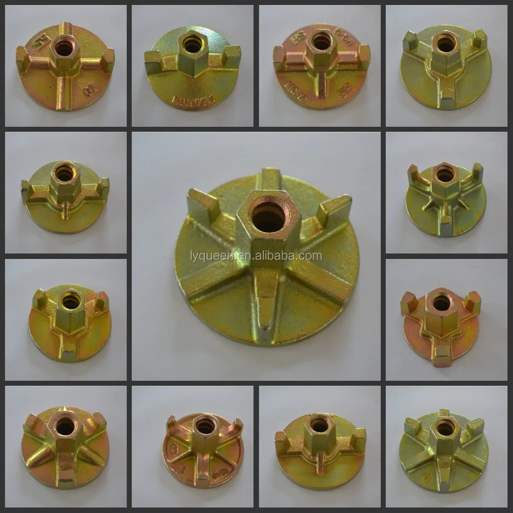 Concrete Forming Formwork Threaded Tie Rod 15/17mm With Wing Nut - Buy ...