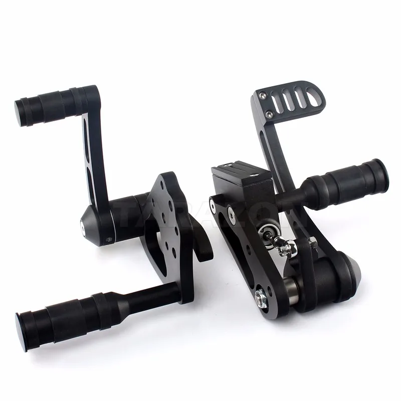 TRAZON Motorcycle Foot Pegs for Harley Davidson - Durable & Stylish